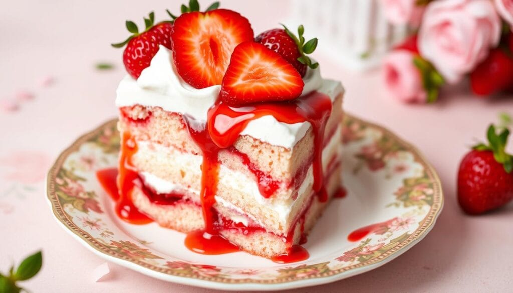 Easy Homemade Strawberry Poke Cake Recipe